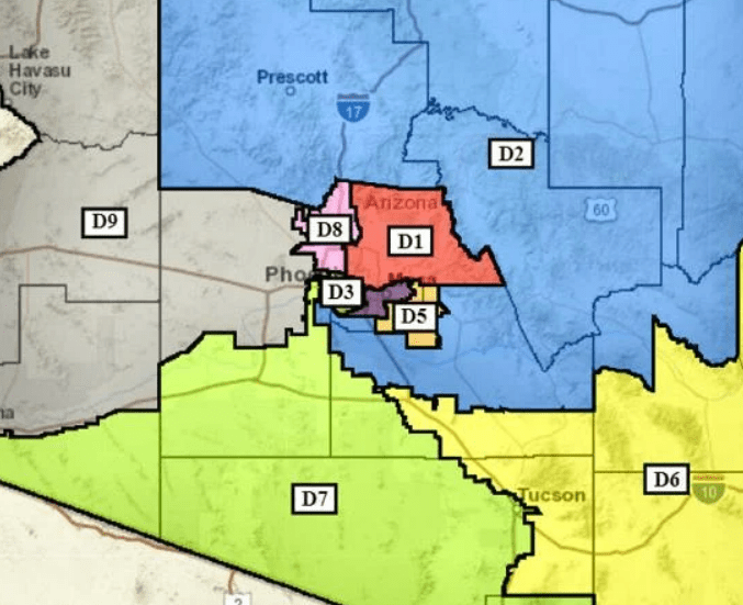 Scottsdale/PV’s Old Congressional District 6 is Now Congressional ...